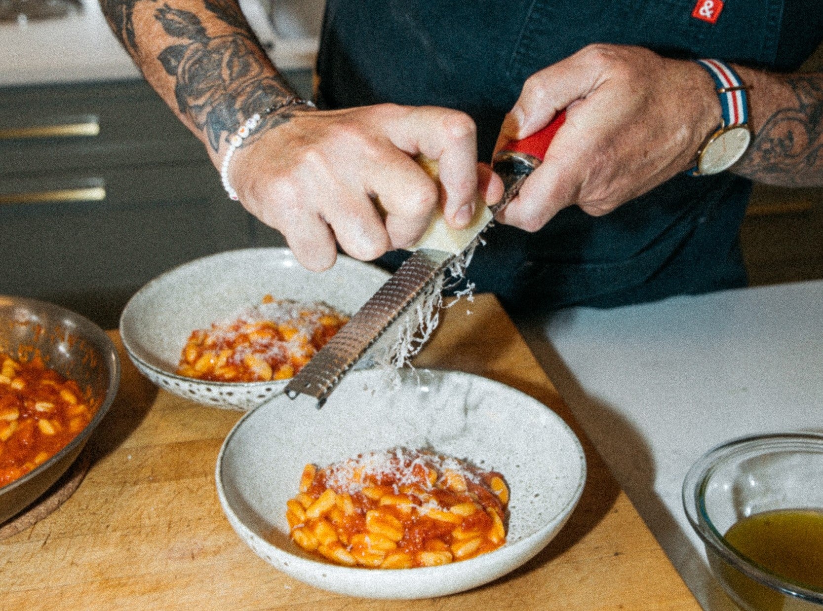 Slow-Simmered Cavatelli with Basil-Infused Oil