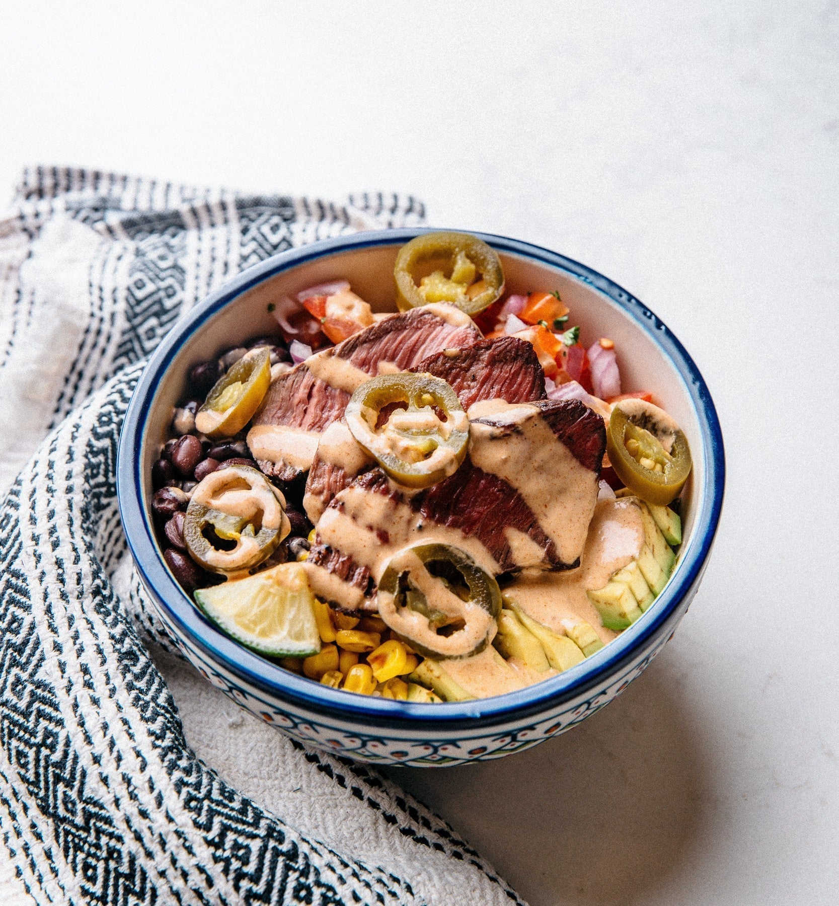 Mexican Organic Sirloin Steak Bowl