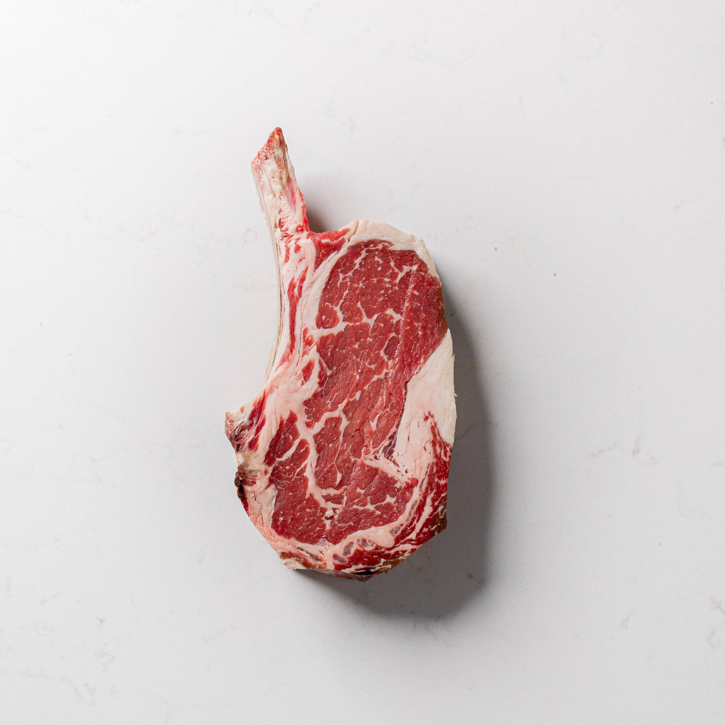 Dry Aged Prime Cowboy Steak - Frenched Bone
